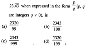RD Sharma Class 9 Solutions Chapter 1 Number Systems MCQS