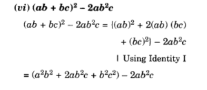 NCERT Solutions for Class 8 Maths Chapter 9 Algebraic Expressions and Identities Ex 9.5