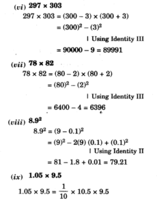 NCERT Solutions for Class 8 Maths Chapter 9 Algebraic Expressions and Identities Ex 9.5