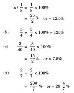 NCERT Solutions for Class 7 Maths Chapter 8 Comparing Quantities Ex 8.2