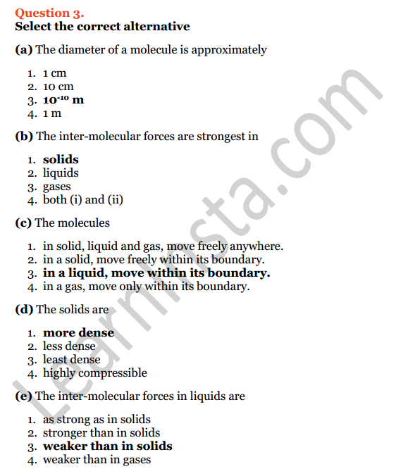 Selina Concise Physics Class 6 ICSE Solutions Chapter 1 Matter Selina Concise Physics Class 6 ICSE Solutions Chapter 1 Matter
