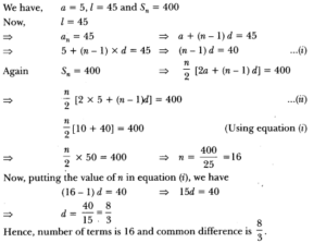 Arithmetic Progressions Class 10 Extra Questions Maths Chapter 5 with ...