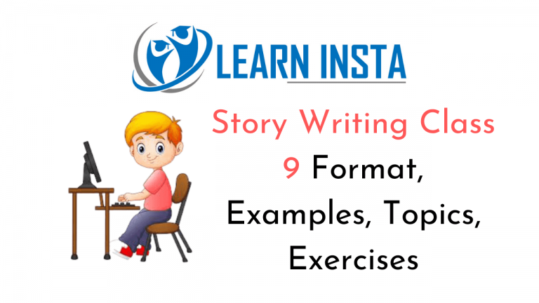 Story Writing Format Class 9 Examples, Questions