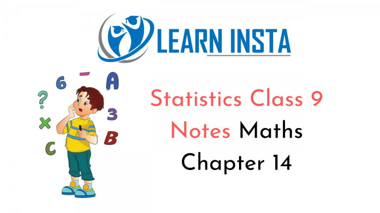 Statistics Class 9 Notes Maths Chapter 14