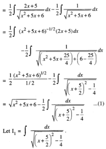 Integrals Class 12 Important Extra Questions Maths Chapter 7