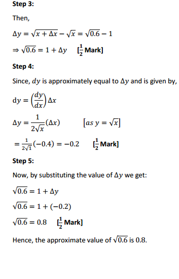 NCERT Solutions for Class 12 Maths Chapter 6 Application of Derivatives ...