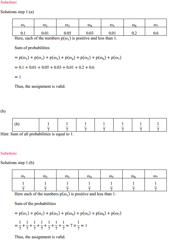 NCERT Solutions for Class 11 Maths Chapter 16 Probability Ex 16.3