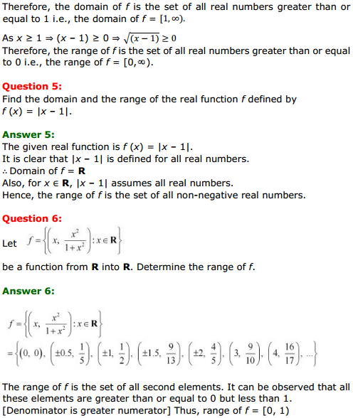 Ncert Solutions For Class 11 Maths Chapter 2 Relations And Functions Miscellaneous Exercise