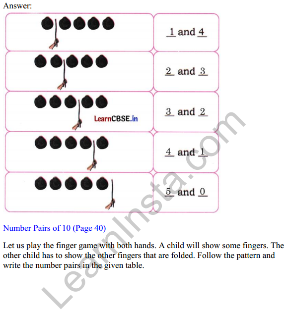 Joyful Mathematics Class 1 Solutions Chapter 4 Making 10 (Numbers 10 to 20)