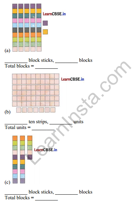 A Day at the Beach Class 2 Worksheet with Answers Maths Chapter 1