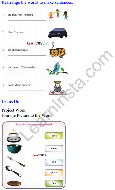 Little Drops of Water Class 2 Worksheet with Answers English Chapter 12
