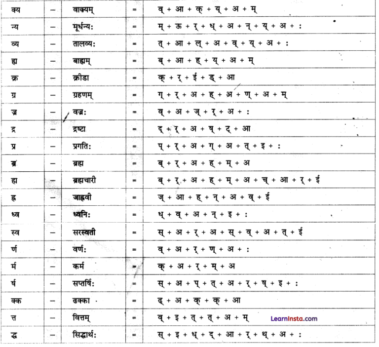 वयं वर्णमालां पठामः Class 6 Summary Notes Sanskrit Chapter 1