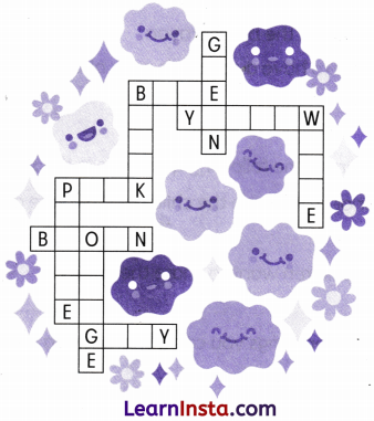 Colours Class 3 Worksheet with Answers English Chapter 1