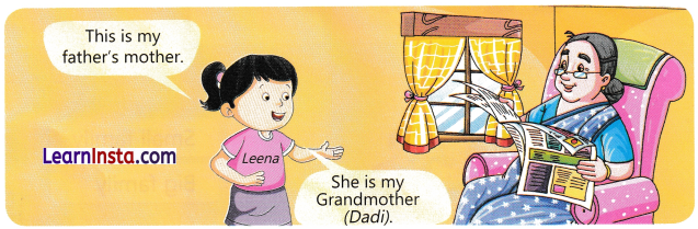 Family and Friends Class 3 Worksheet with Answers EVS Chapter 1