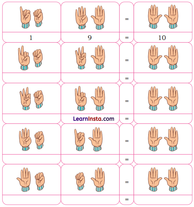 Making 10 Class 1 Question Answer Solutions Maths Chapter 4
