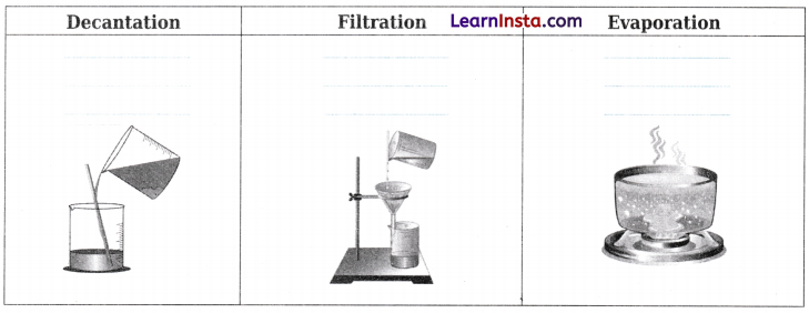 Methods of Separation in Everyday Life Class 6 Worksheet with Answers ...