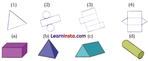 Shapes Around Us Class 4 Solutions Question Answer Maths Chapter 1