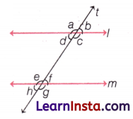 Parallel and Intersecting Lines Class 7 Extra Questions Maths Chapter 5