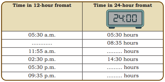 Racing Seconds Class 5 Solutions Question Answer Maths Chapter 12